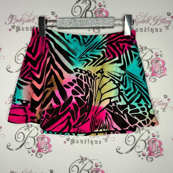 Sunsets | Skirts | Sunsets Skirt Butterfly Pattern Bright Skort ...